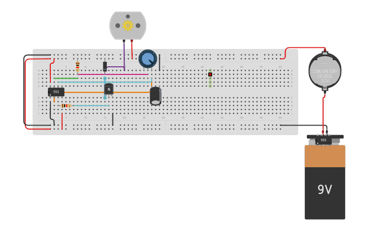 Circuit design circuito con motor de cc :) | Tinkercad