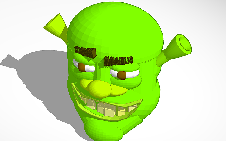 3D design Shrek | Tinkercad