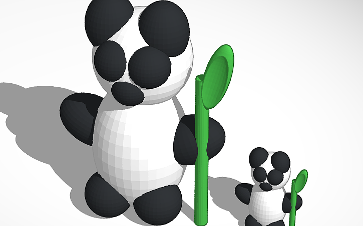 3D design Panda | Tinkercad