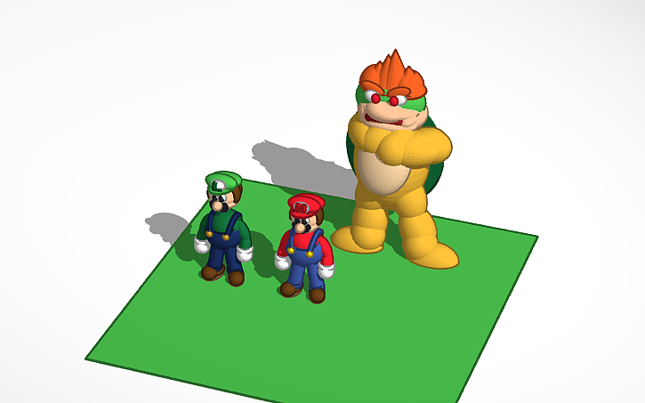 3D design Super Mario Bros. | Tinkercad