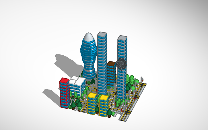3D design my city | Tinkercad