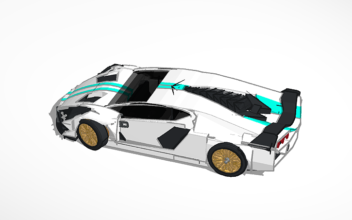 3D design Lamborghini sian ED | Tinkercad