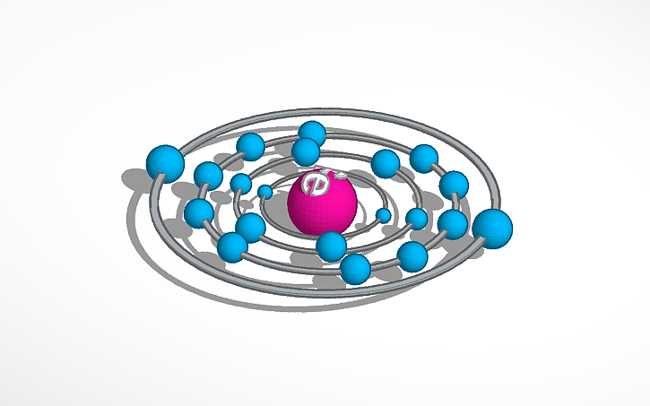 3D design Iron Atom- MA2 | Tinkercad