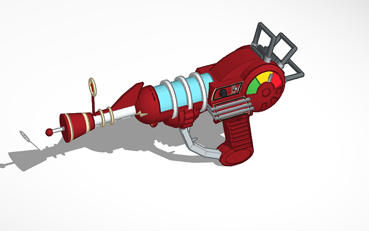 3D design ray gun | Tinkercad