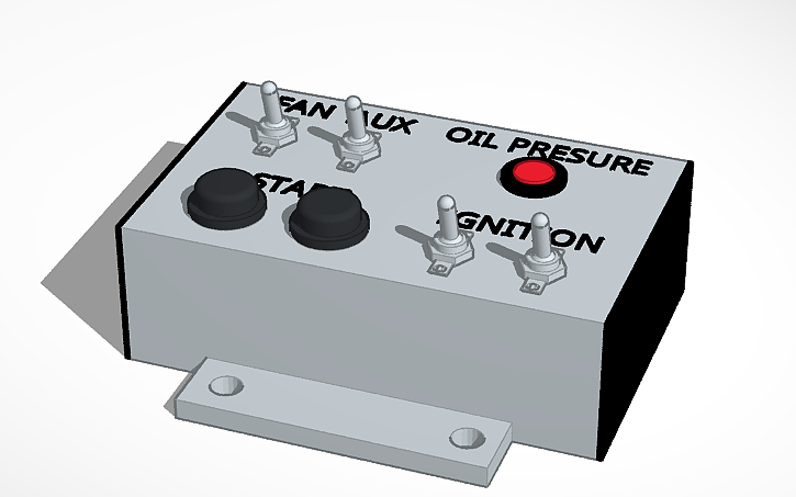 3D design nerat demo derby car switch box | Tinkercad