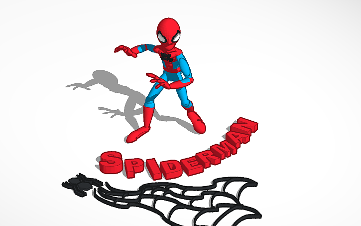 3D design Spiderman | Tinkercad