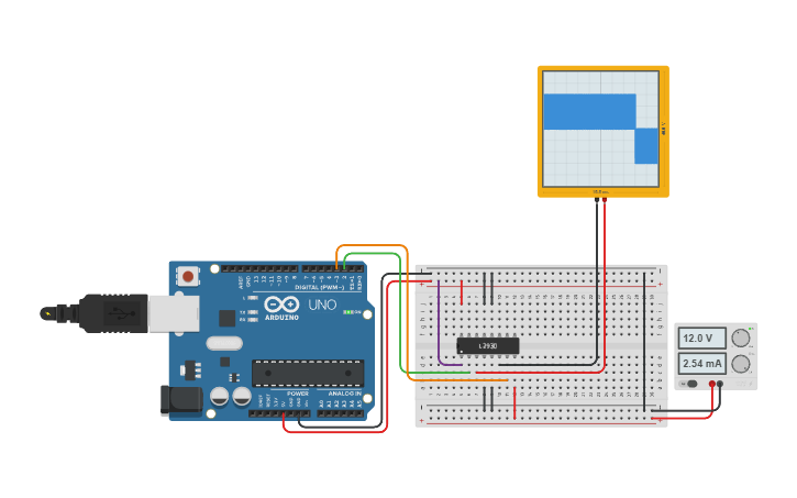 Circuit design Inverter SPWM con Arduino | Tinkercad