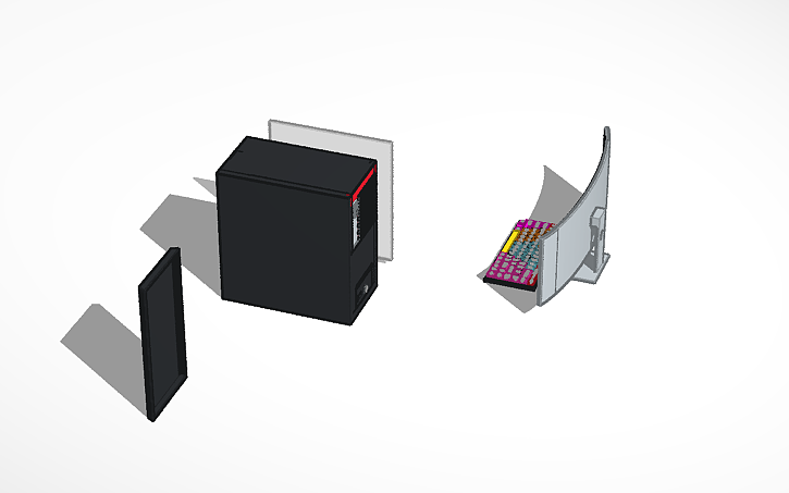 3D design Gaming PC | Tinkercad