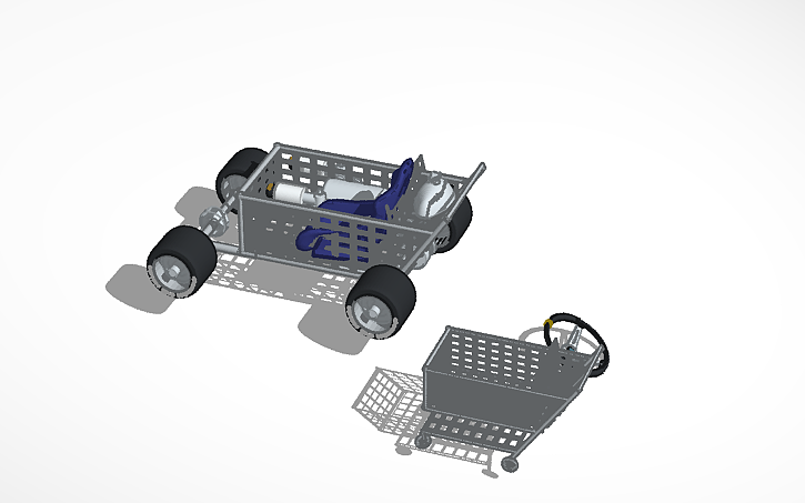 3D design Shopping go kart | Tinkercad