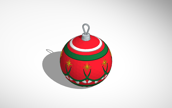 3D design Christmas Ornament | Tinkercad