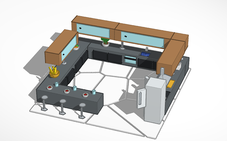 3D design Kitchen | Tinkercad