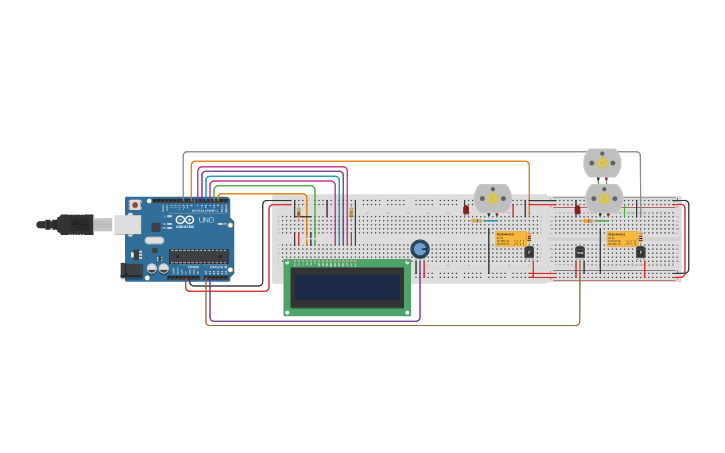 Circuit design sensor de humedad y temperatura | Tinkercad