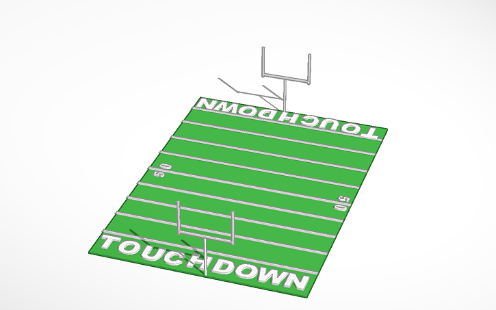 3D design Football field | Tinkercad