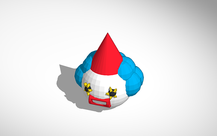 3D design Clown | Tinkercad