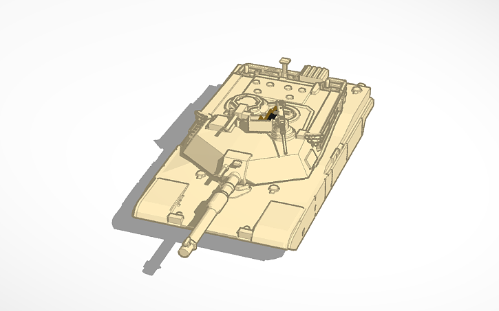 3D design Abrams tank | Tinkercad