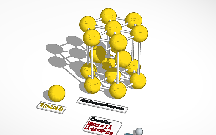 3D design Red hexagonal compacta | Tinkercad