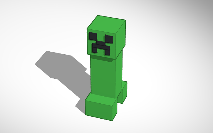 3D design Minecraft Creeper! | Tinkercad