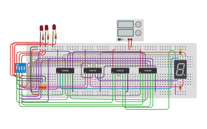 Circuit Design Combinational Logic Circuit Tinkercad