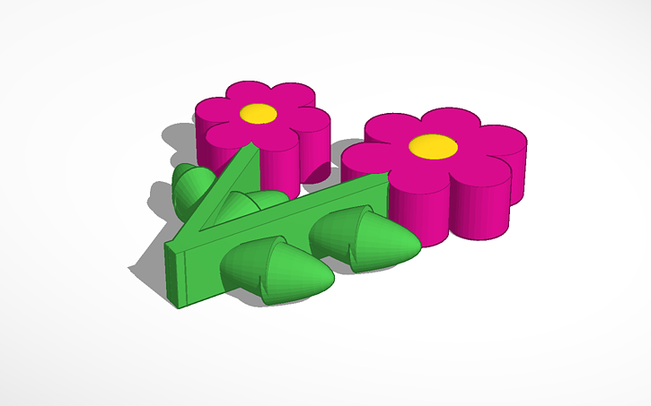 3D design flowers | Tinkercad
