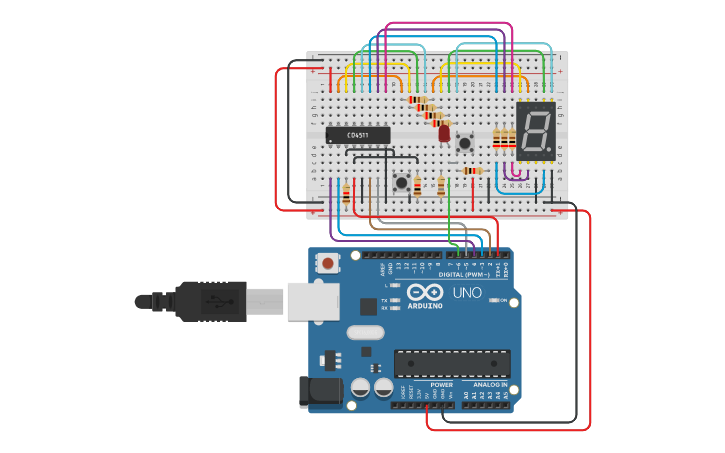 Circuit Design 7 Segments With Cd4511 Decoder Tinkerc - vrogue.co