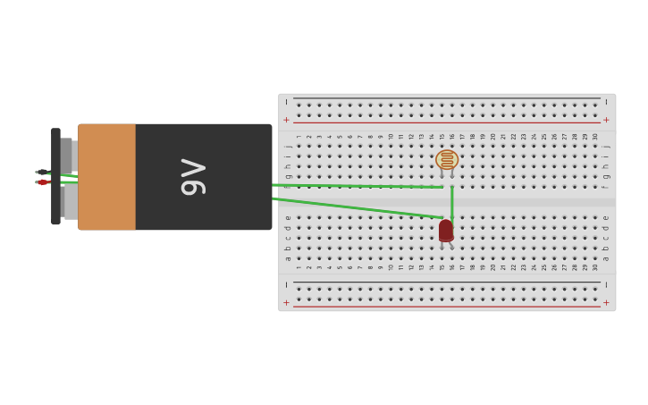 Circuit design How a Photocell works-Andrew | Tinkercad