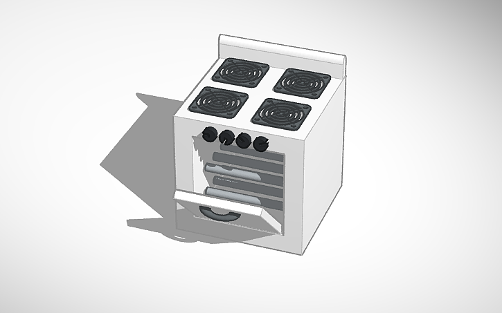 3D design Oven and Stove | Tinkercad