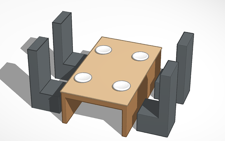 3D design table | Tinkercad
