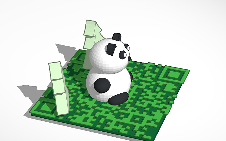 3D design PANDA | Tinkercad
