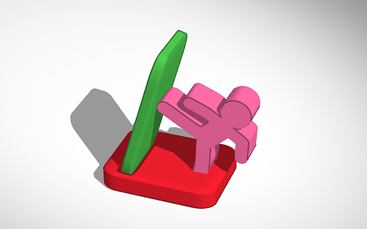 3D design Ninja Phone Holder | Tinkercad