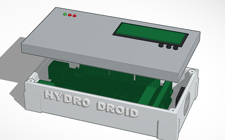 3d Design Arduino Mega Casing With Lcd Tinkercad