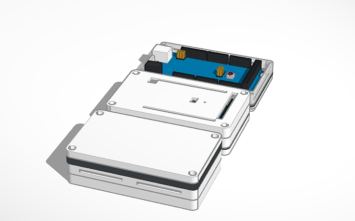 3d Design Arduino Mega 2560 Rev 3 Case V2 Tinkercad