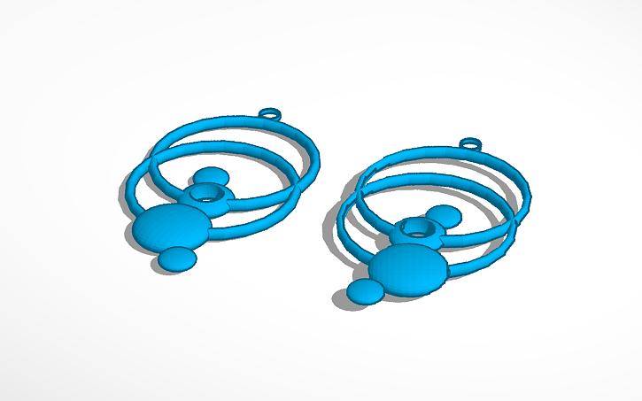 3D design Earrings | Tinkercad