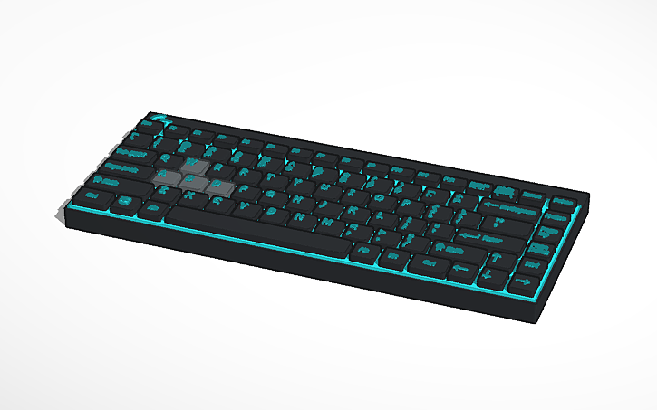 3D design Gaming Keyboard | Tinkercad 3D design Gaming Keyboard | Tinkercad