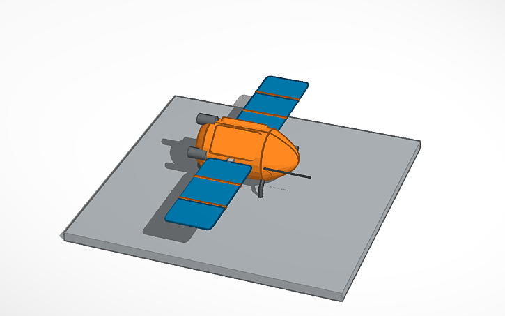 3D design Satellite for science | Tinkercad
