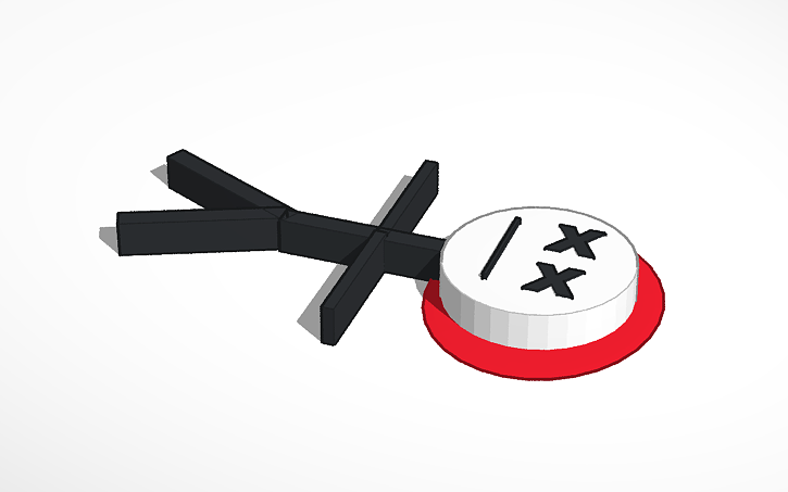 3D design Dead Stickman | Tinkercad