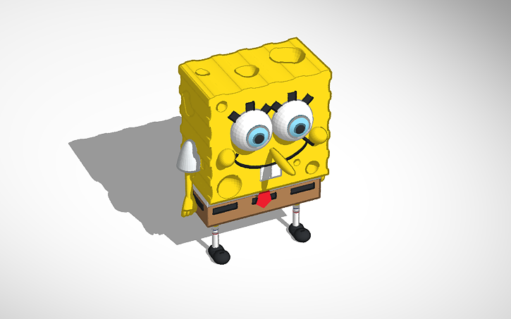 3d Design Spongebob Tinkercad