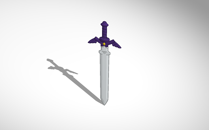 3D design Link's Master Sword | Tinkercad