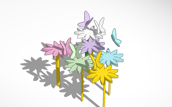 3D design Flowers | Tinkercad