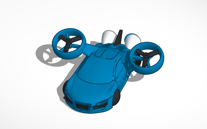 3D design Utopia Flying Car | Tinkercad