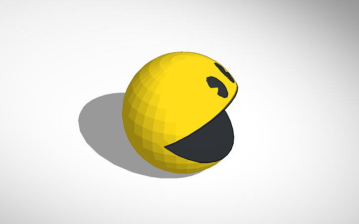 3D design Pacman | Tinkercad