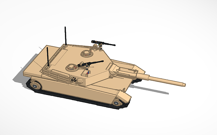 3D design M1 Abrams | Tinkercad