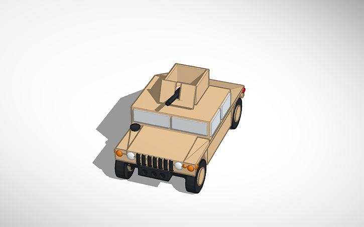3D design military humvee (Check out link in description) | Tinkercad