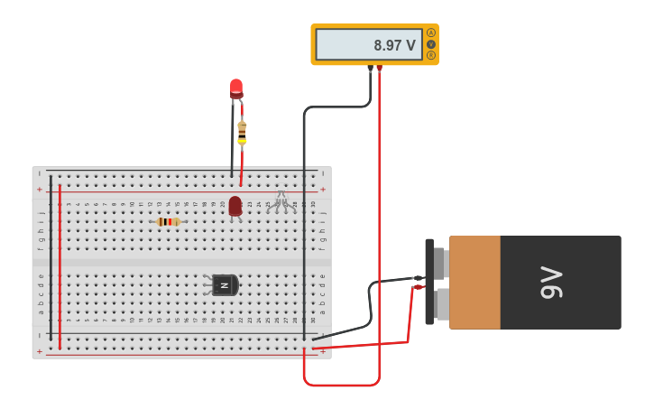 Circuit Design Multimeter Tinkercad