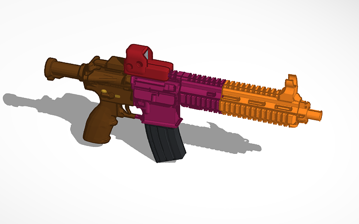 3D design Paintball gun | Tinkercad