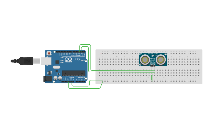 Circuit Design Arduino Parallax Ping Sensor Tinkercad 5258