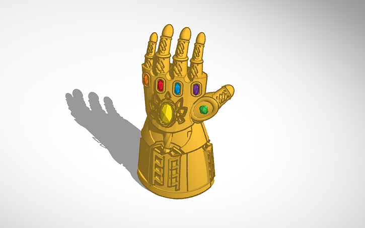 3D design Thanos Infinity Gauntlet Avengers Infinity War | Tinkercad