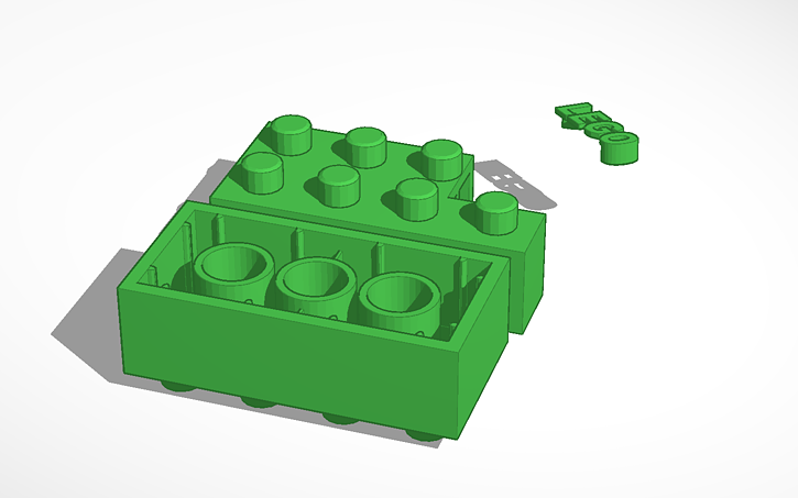 3D design Thingiverse Lego STL example | Tinkercad
