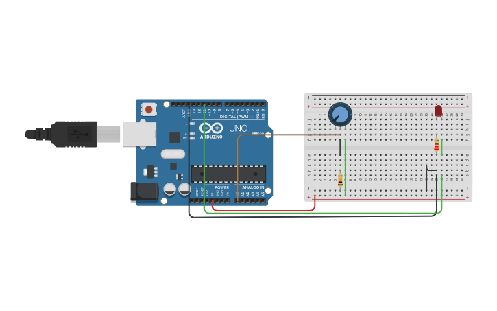 Circuit design Trimmer Circuit | Tinkercad