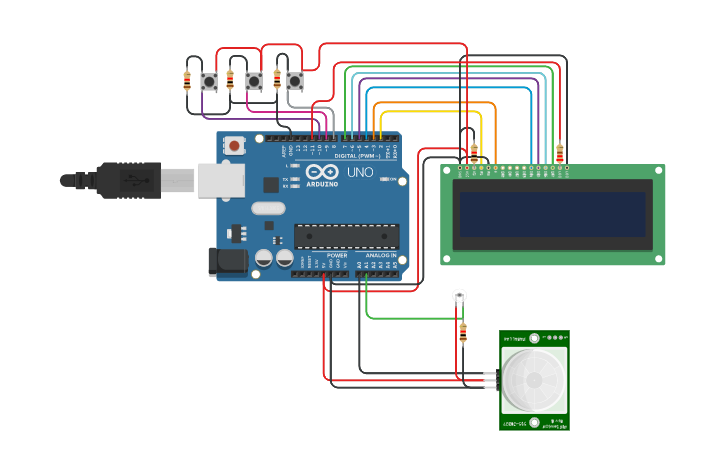 Circuit design Digital Clock | Tinkercad