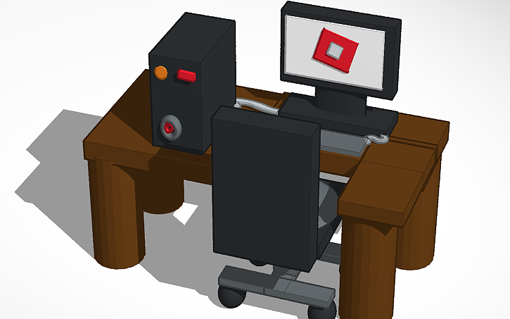 3D design desk | Tinkercad